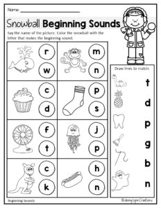 Kindergarten January Math & Literacy - Made By Teachers