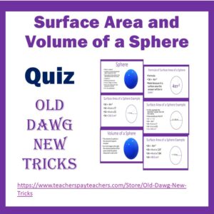 Surface Area and Volume of Spheres Quiz | Made By Teachers