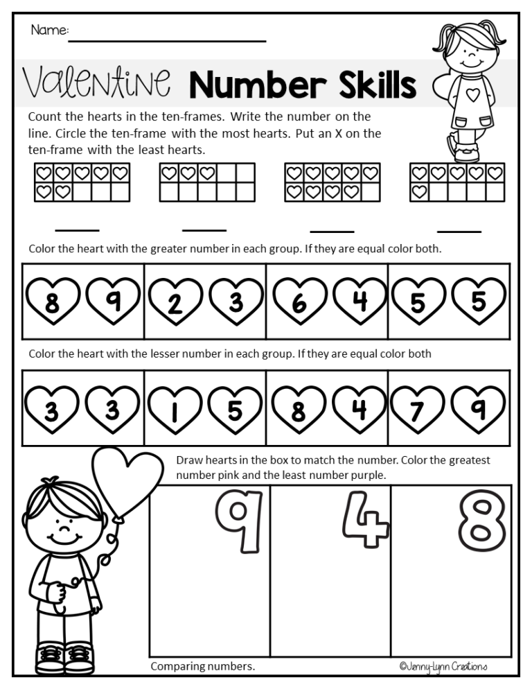 Kindergarten February Math & Literacy | Made By Teachers