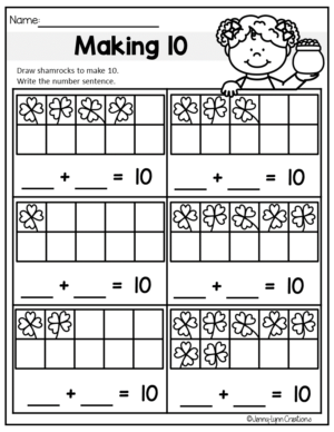 Kindergarten March Math & Literacy | Made By Teachers