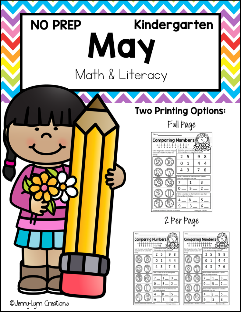 Kindergarten May Math & Literacy | Made By Teachers