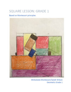 Geometry Intro to Square Lesson Plan Montessori | Made By Teachers