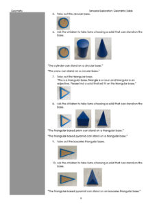 Geometry 1 3D Solids Montessori Unit 4 | Made By Teachers