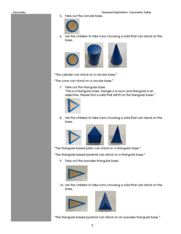 Geometry 1 3D Solids Montessori Unit 4 | Made By Teachers