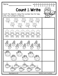 Pre-K November Math & Literacy | Made By Teachers