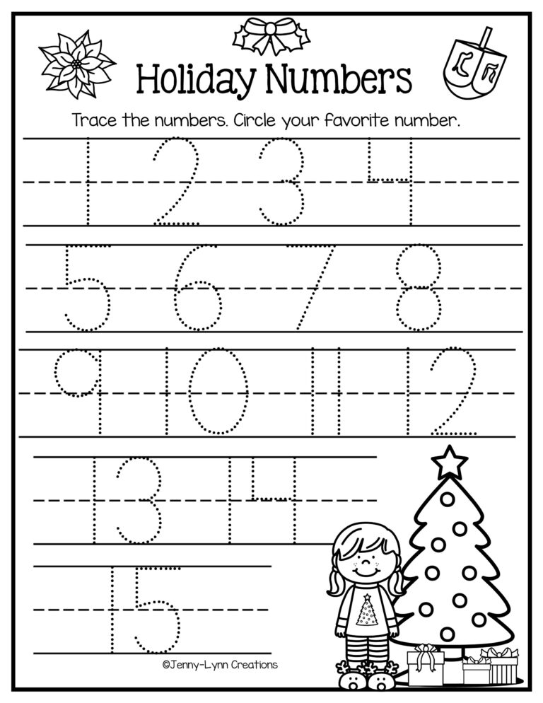 Pre-K December Math & Literacy - Made By Teachers