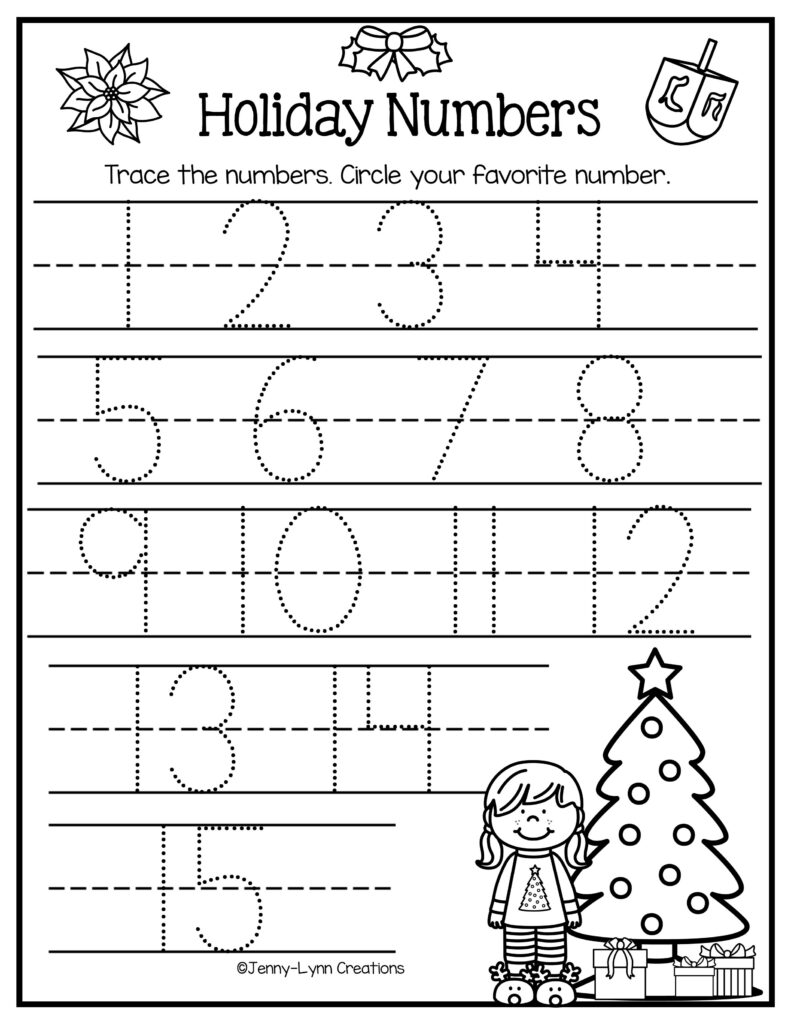 Pre-K December Math & Literacy - Made By Teachers