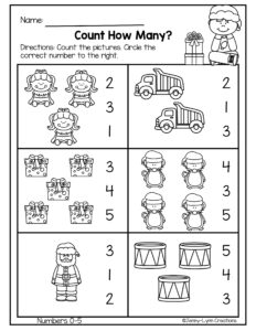 Pre-K December Math & Literacy - Made By Teachers
