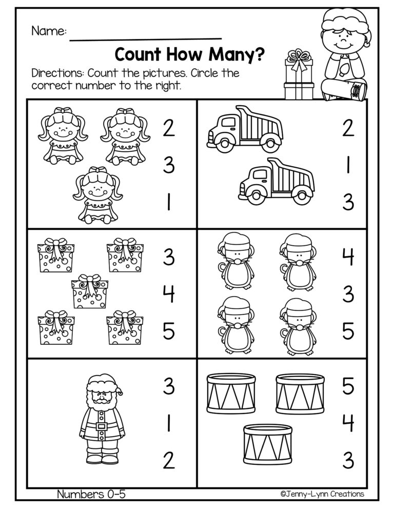 Pre-K December Math & Literacy - Made By Teachers