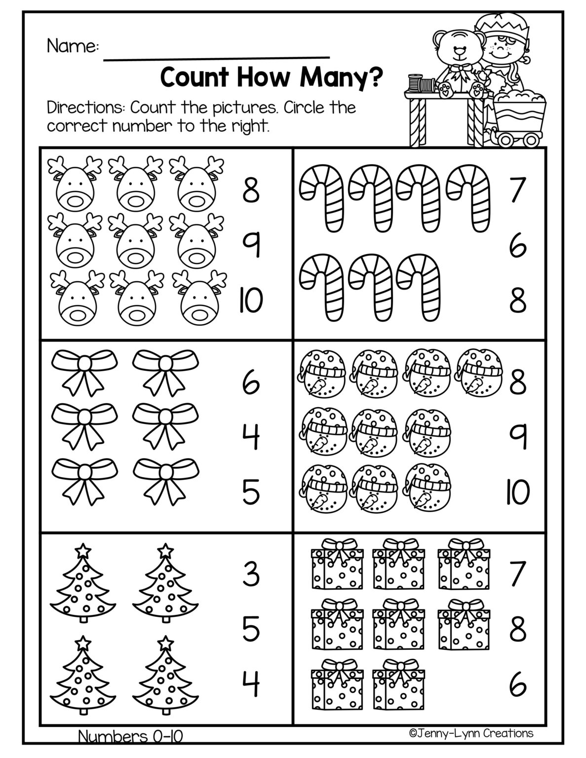 Pre-K December Math & Literacy - Made By Teachers