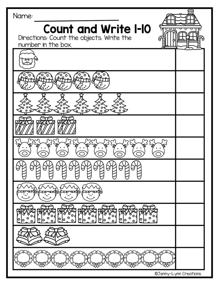 Pre-K December Math & Literacy - Made By Teachers