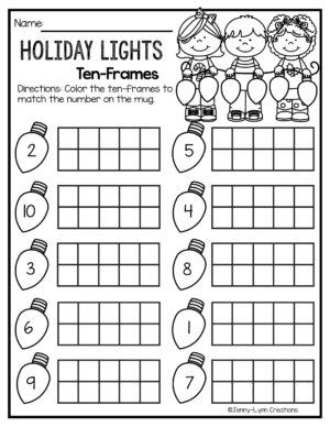 Pre-K December Math & Literacy - Made By Teachers