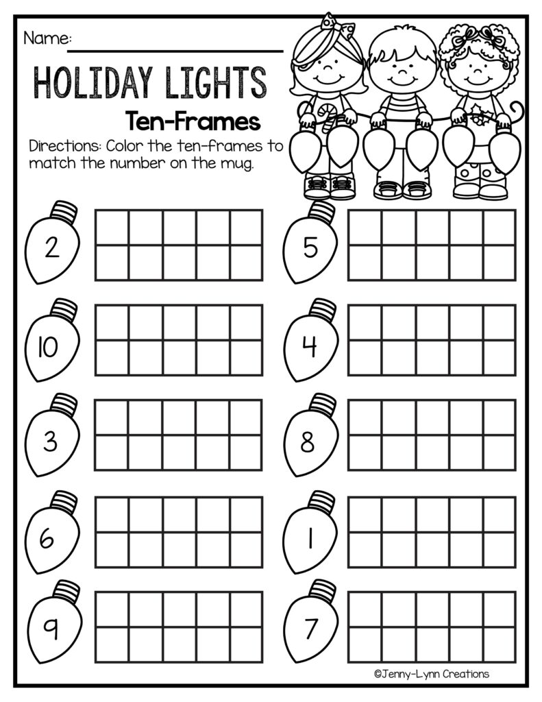 Pre-K December Math & Literacy - Made By Teachers