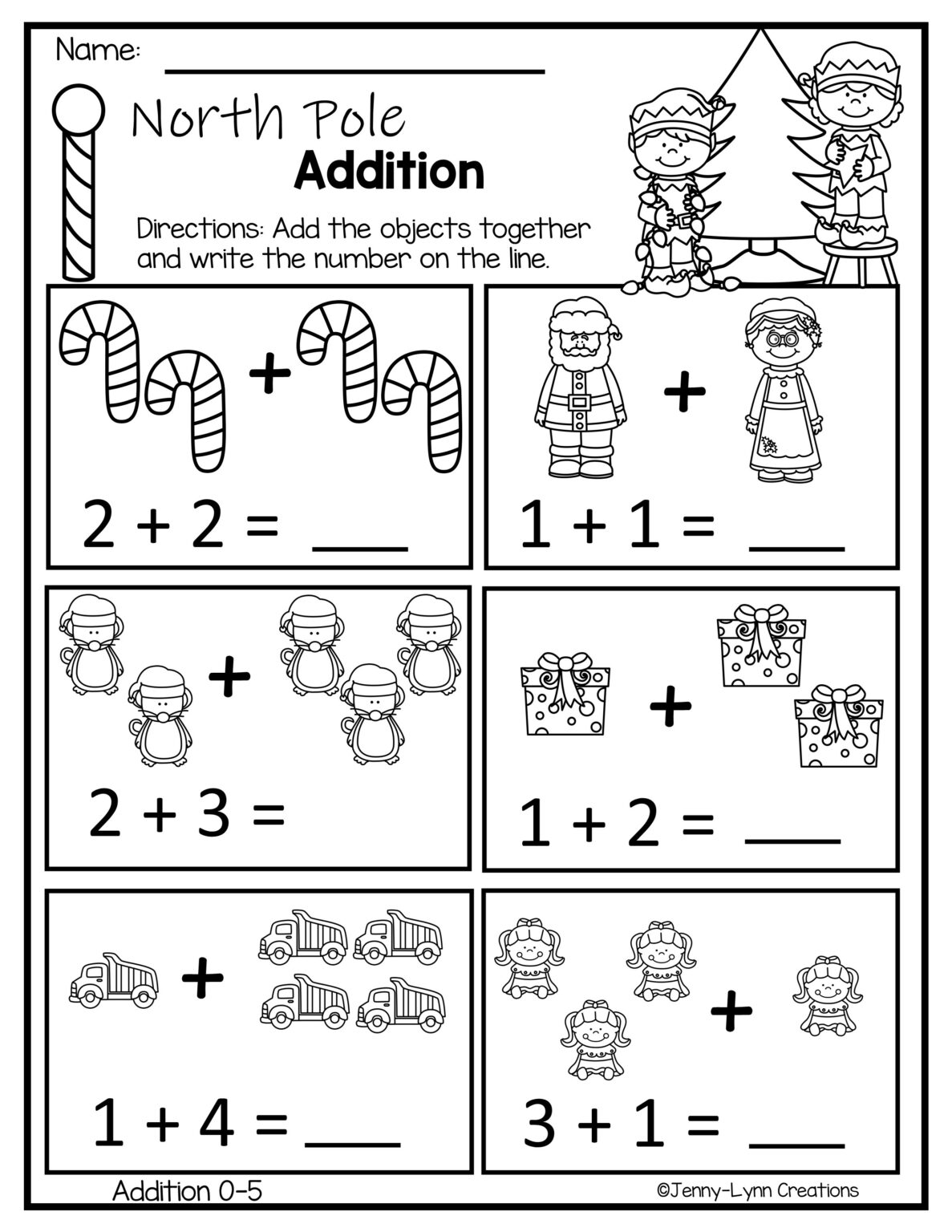 Pre-K December Math & Literacy - Made By Teachers