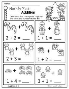 Pre-K December Math & Literacy - Made By Teachers