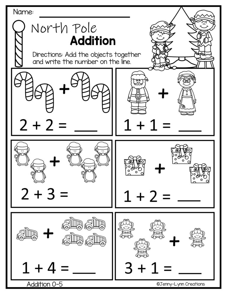 Pre-K December Math & Literacy - Made By Teachers