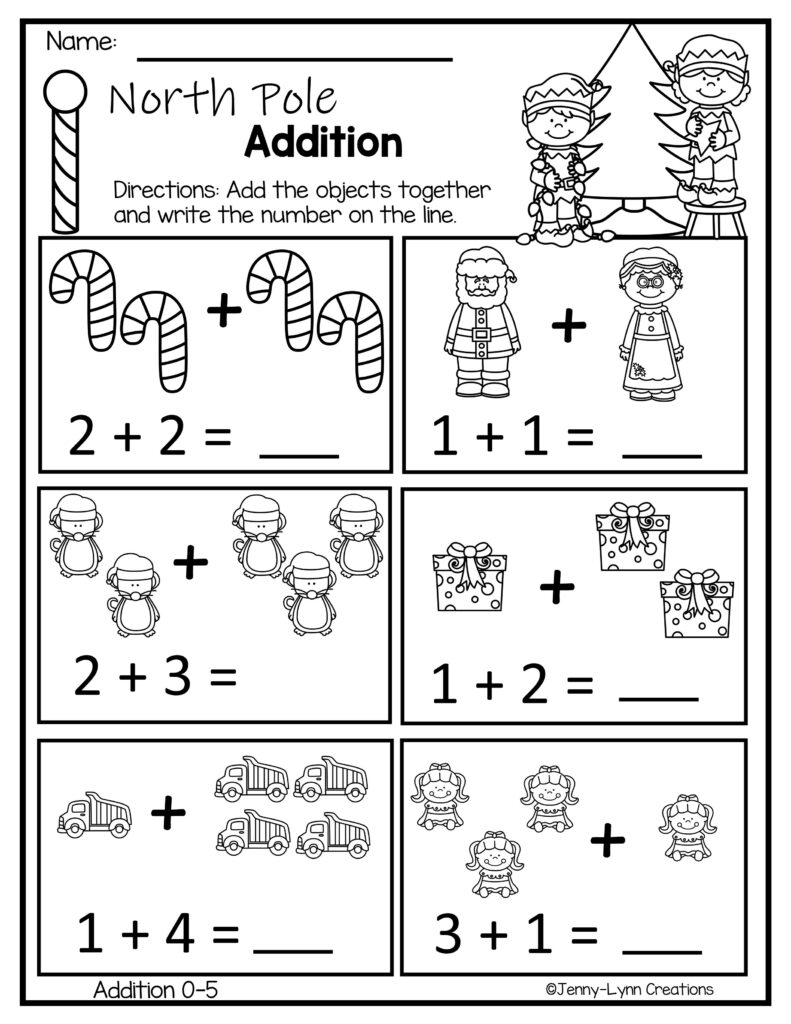 Pre-K December Math & Literacy - Made By Teachers