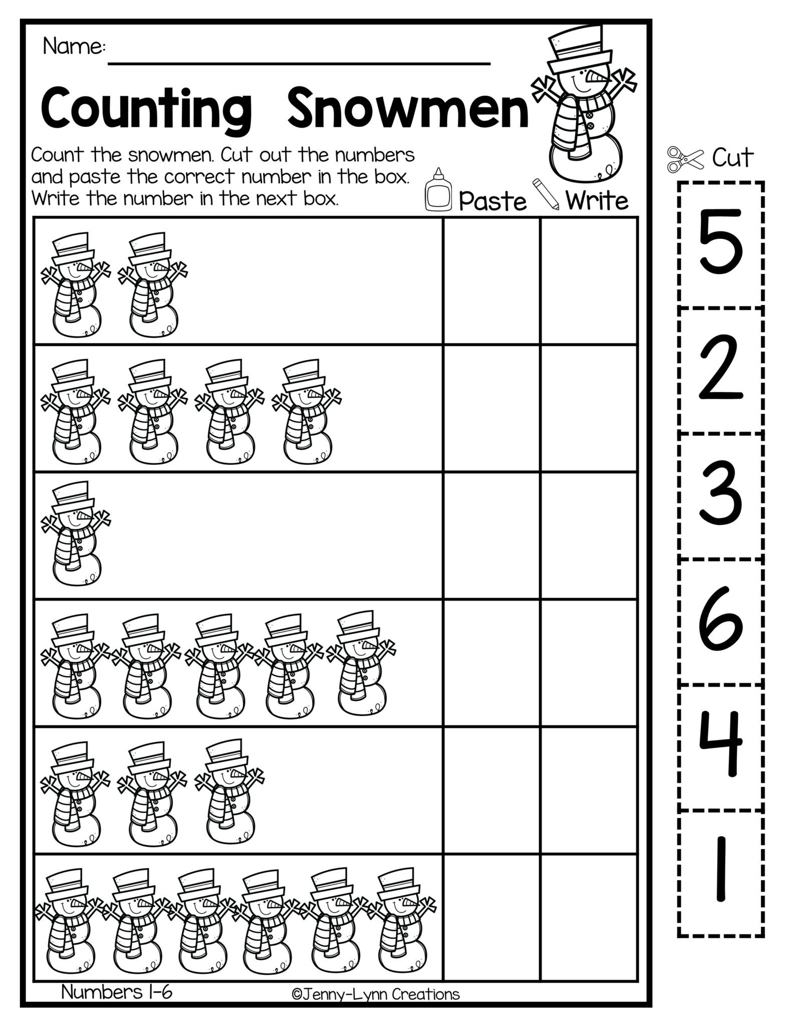 Pre-k January Math & Literacy - Made By Teachers