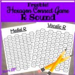 R Sound Articulation Game: Hexagon Tile Connect | Made By Teachers