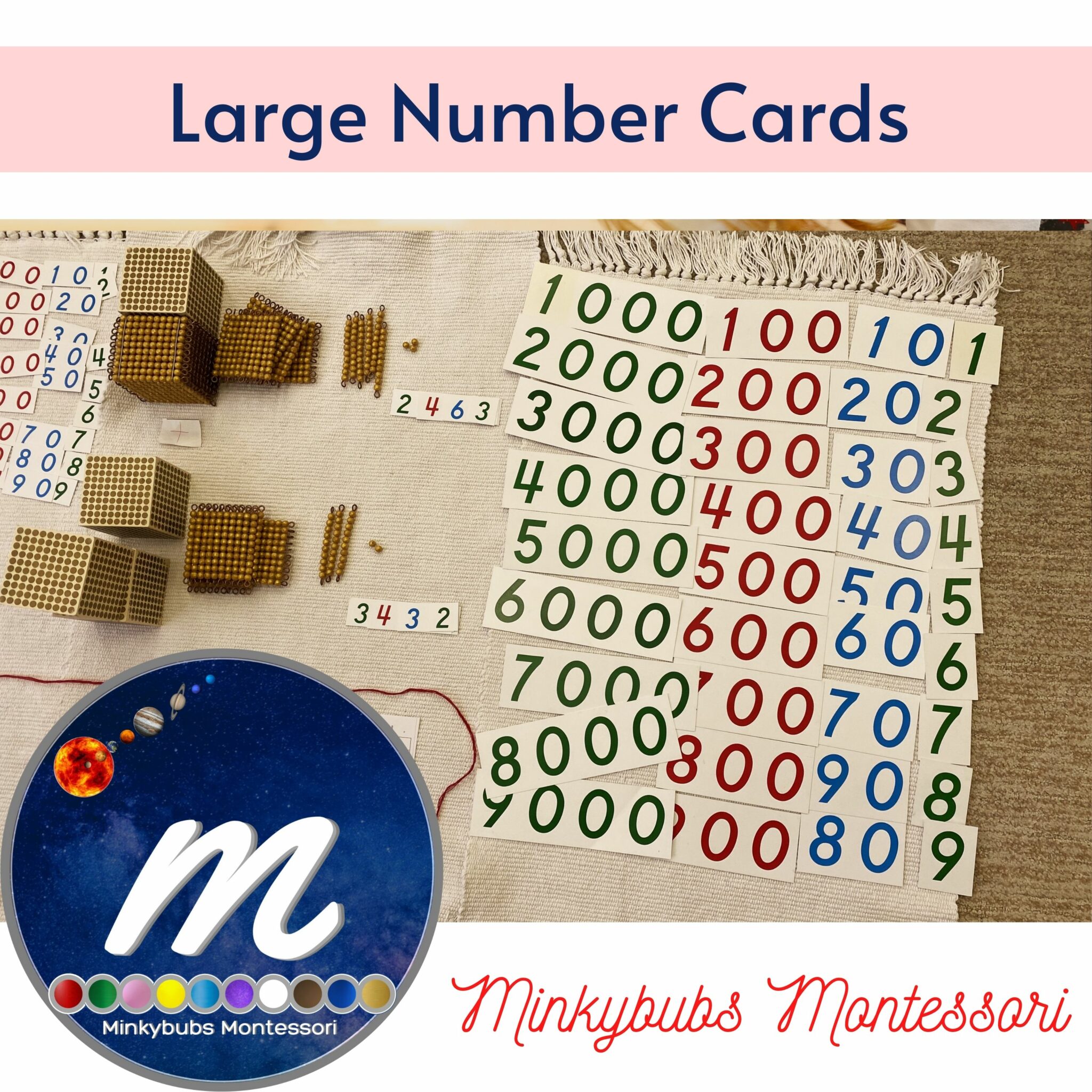 Large Number Cards - Print and Go! - Made By Teachers