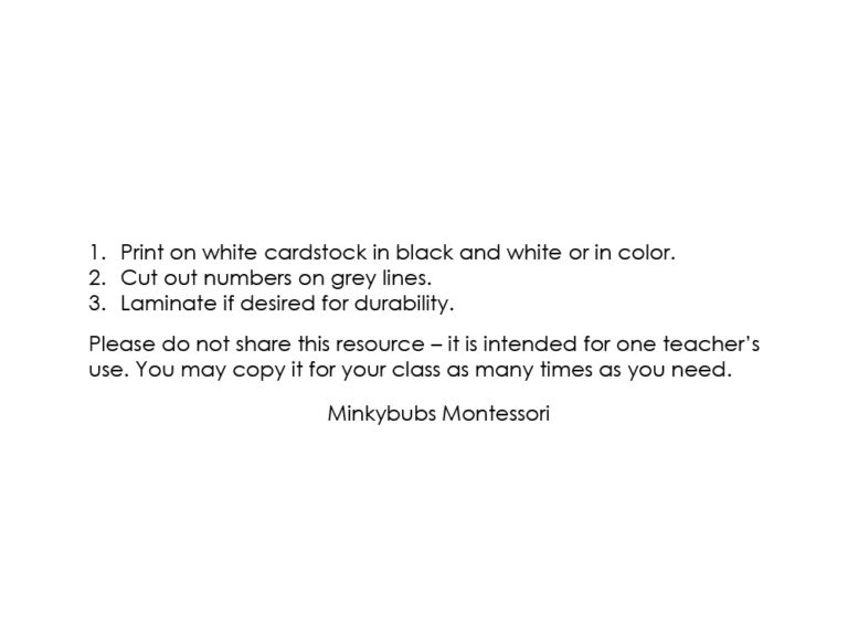 Sandpaper Numbers Numerals - Print and Go! - Made By Teachers