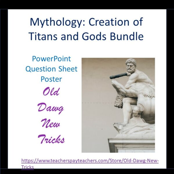 Creation of Titans and Gods Bundle - Made By Teachers
