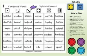 Digital Syllable Division Rules Connect Game - Made By Teachers