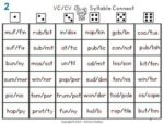 Syllable Division Rules Connect Game - Made By Teachers