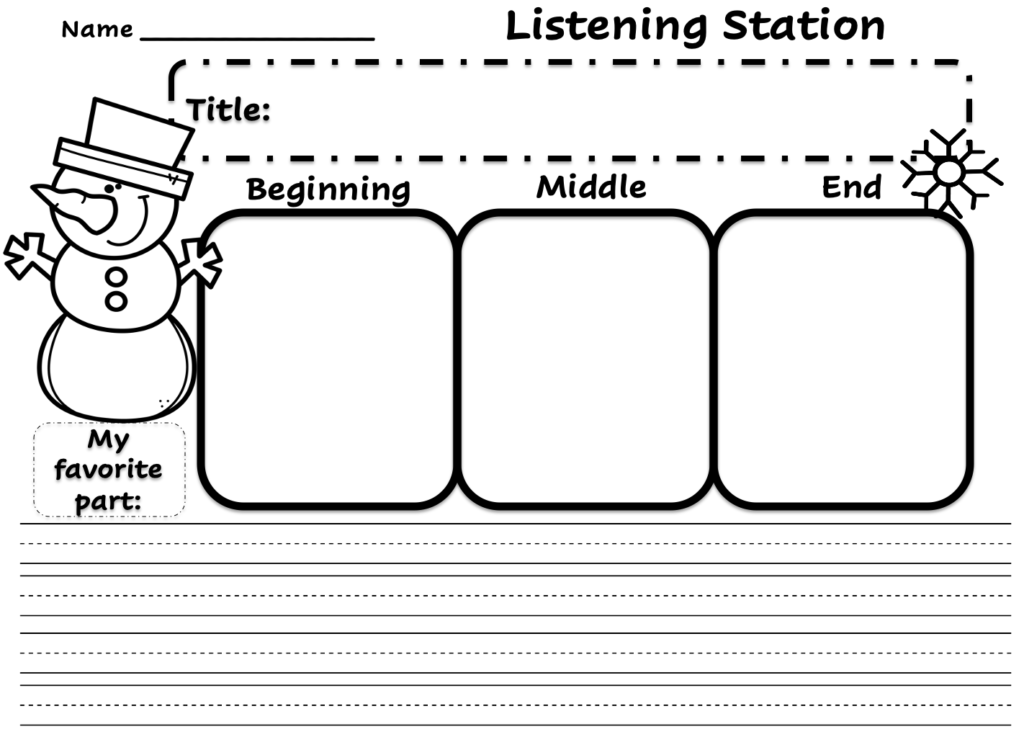 Listening Station Forms All Year | Made By Teachers