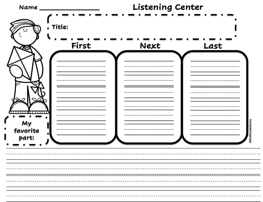 Listening Station Forms All Year | Made By Teachers