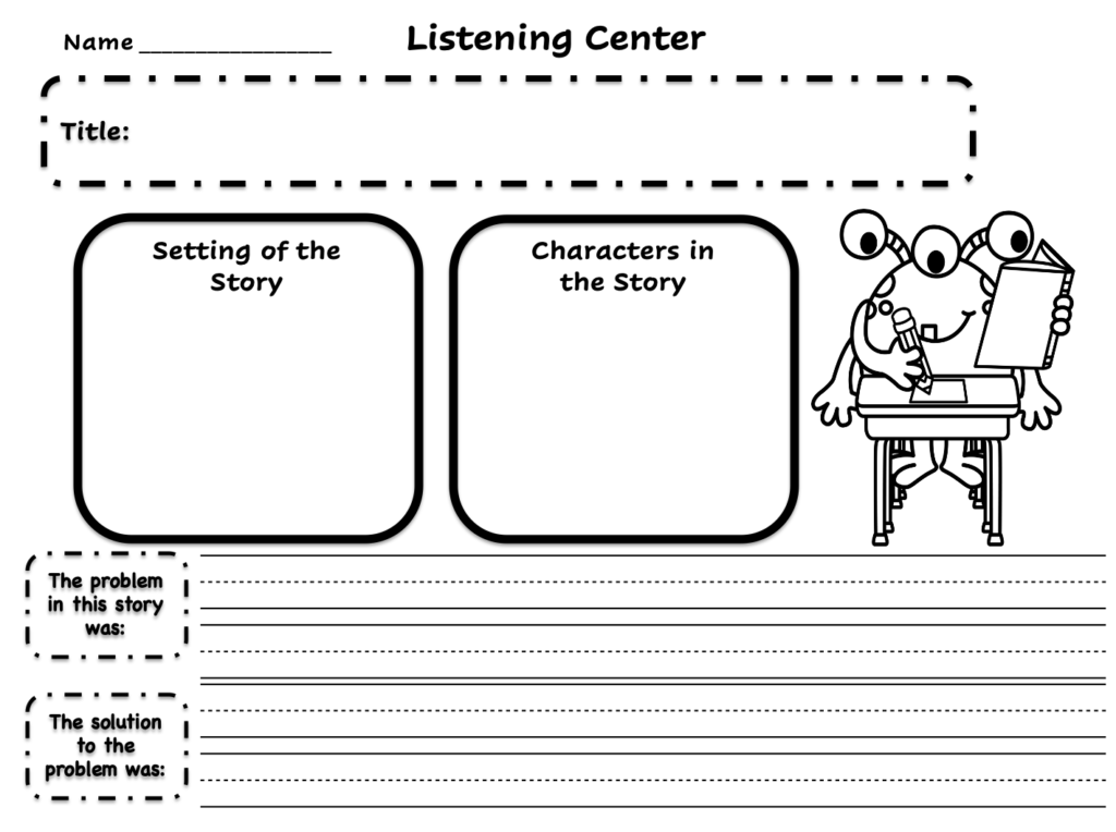 Listening Station Forms All Year | Made By Teachers