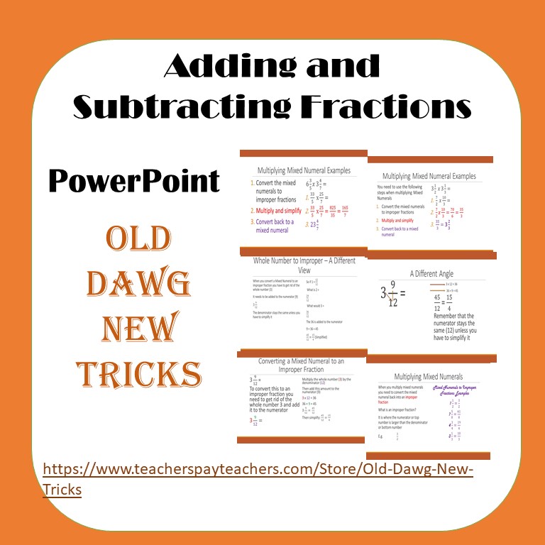 Adding And Subtracting Fractions PowerPoint Made By Teachers