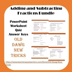 Adding and Subtracting Fractions Bundle | Made By Teachers