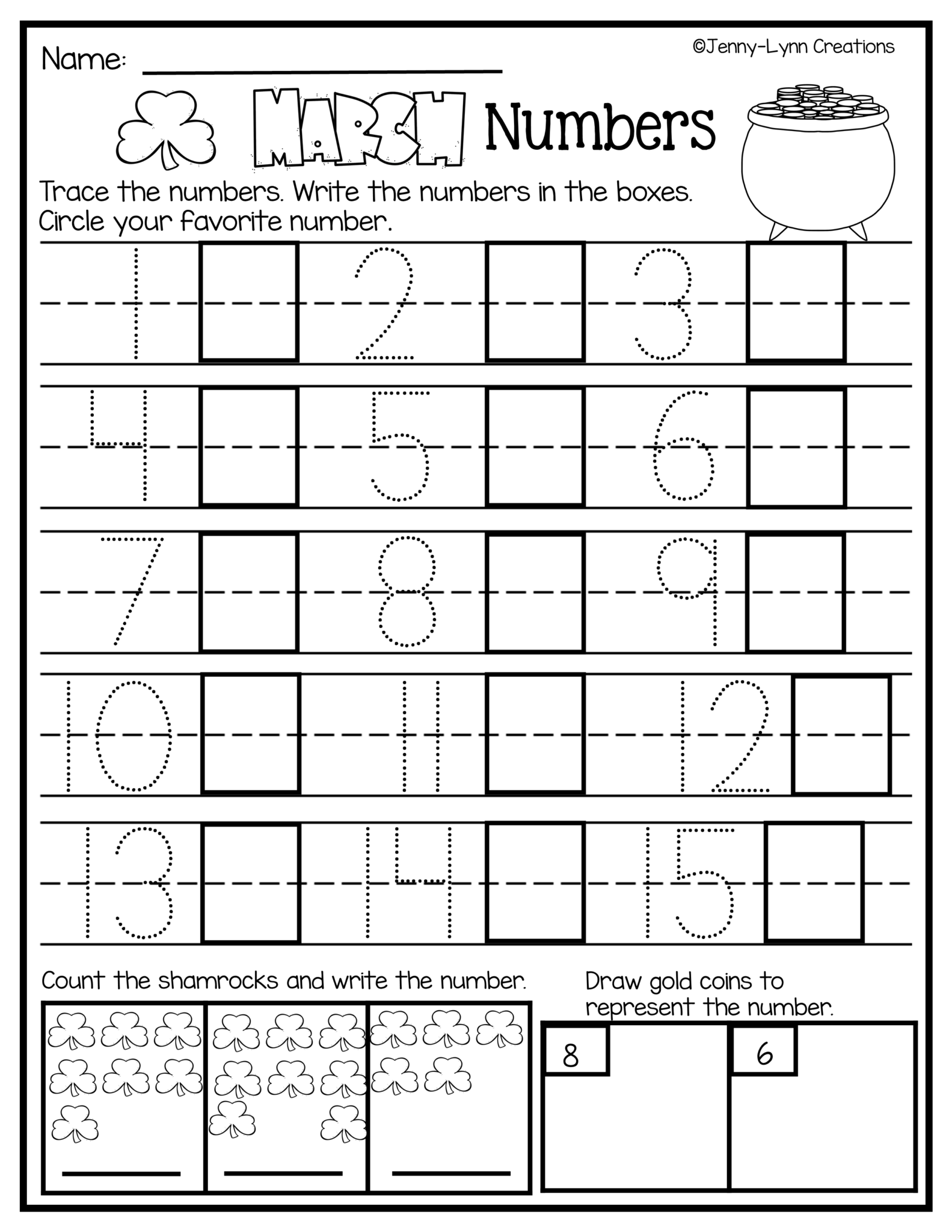 Pre-K March Math & Literacy | Made By Teachers