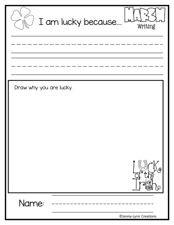 Pre-K March Math & Literacy - Made By Teachers