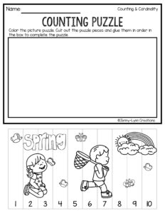 Pre-K April Math & Literacy - Made By Teachers