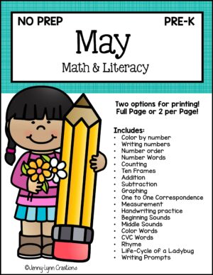 Pre-K May Math & Literacy | Made By Teachers