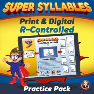Learning the Six Syllable Types R Controlled | Made By Teachers