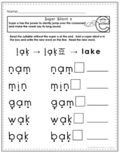 Super e Silent e or Magic e - Made By Teachers