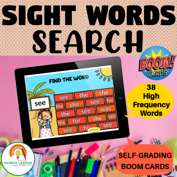 Boom Cards Sight Words | Frys Sight Words | Made By Teachers