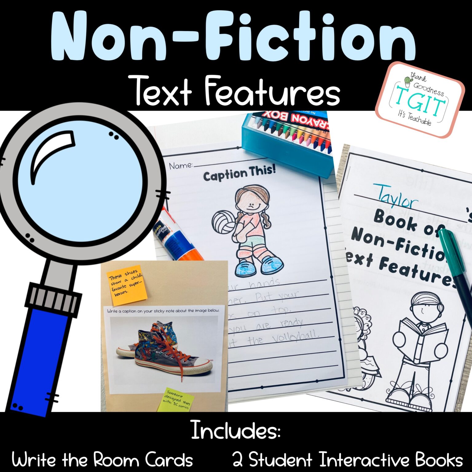 Non-Fiction Text Features | Booklet & Activities | Made By Teachers