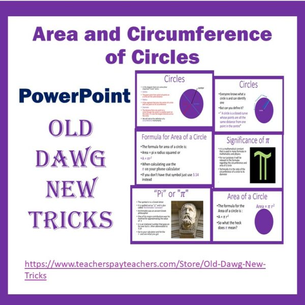 Area and Circumference of Circles PowerPoint - Made By Teachers