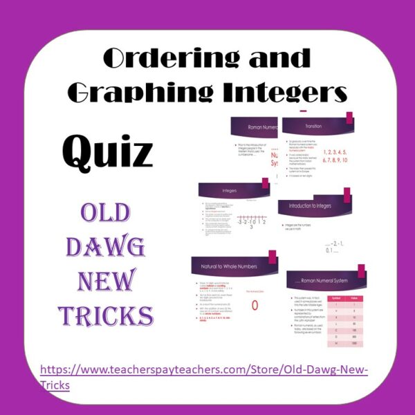 Ordering and Graphing Integers Quiz - Made By Teachers Ordering and Graphing Integers Quiz - Made By Teachers