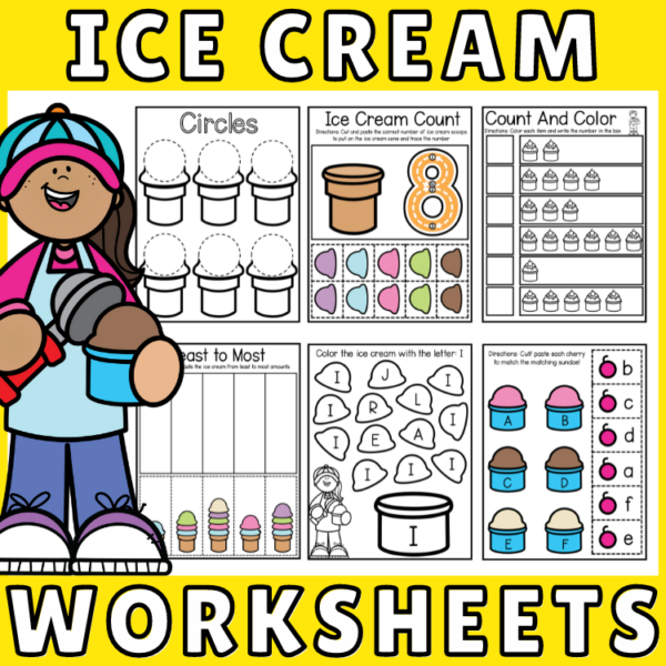 Ice Cream Activities No Prep Printable Worksheets - Made By Teachers