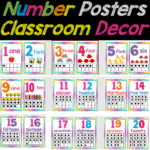 Number (1-20) Posters for Classroom Decor | Made By Teachers
