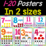 Number (1-20) Posters for Classroom Decor | Made By Teachers