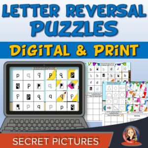 Letter Reversal Digital Puzzles - Made By Teachers
