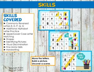 Letter Reversal Digital Puzzles - Made By Teachers