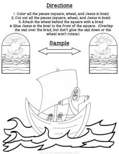 All About Jesus Calms the Storm - Made By Teachers