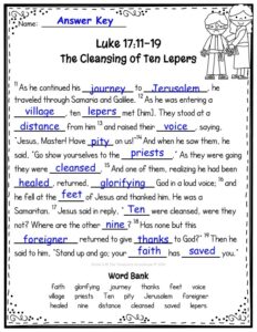 All About Jesus Heals Ten Lepers | Made By Teachers